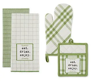DESIGN IMPORTS Farmhouse Potholder & Kitchen To El Set - One-color