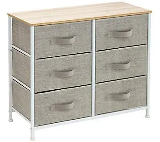 SORBUS Dresser With 6 Drawers - One-color