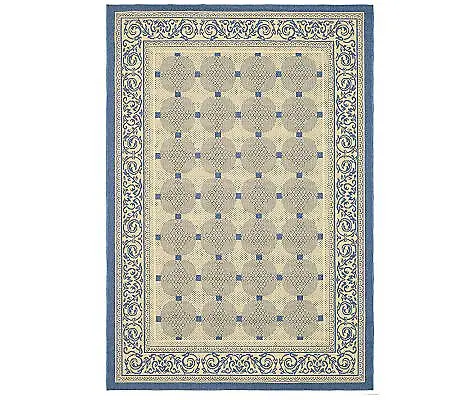 SAFAVIEH Courtyard Lattice Flower 4' X 5'7' Rug - One-color