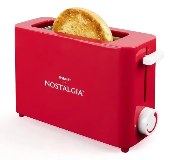 NOSTALGIA Mymini Single Slice Toaster