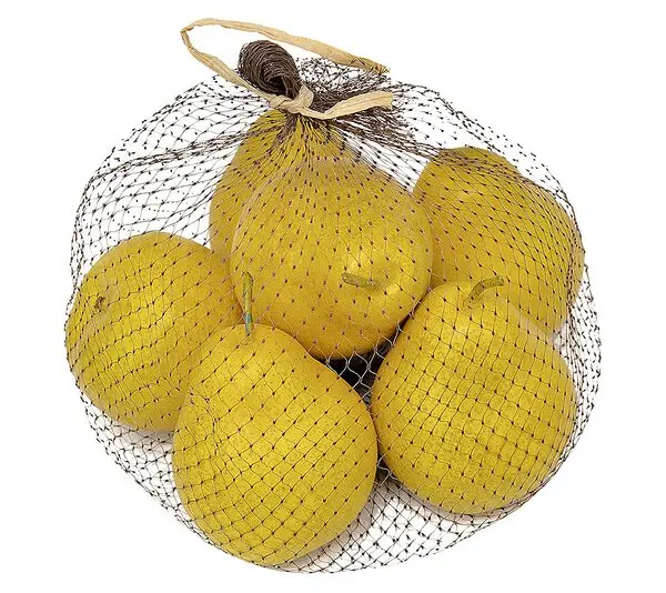 VALERIE PARR HILL Pack Of 6 Pears Decorative Faux Fruit Val Erie - One-color