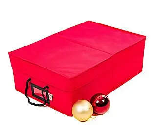 TREEKEEPER Santa's Bags Two-tray 3' Ornament Storage Box - One-color