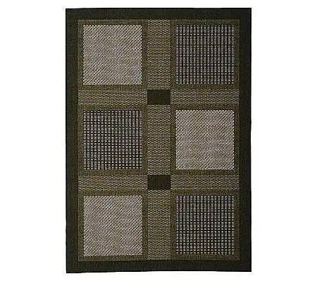 SAFAVIEH Courtyard Checkmate 5'3' X 7'7' Rug - One-color
