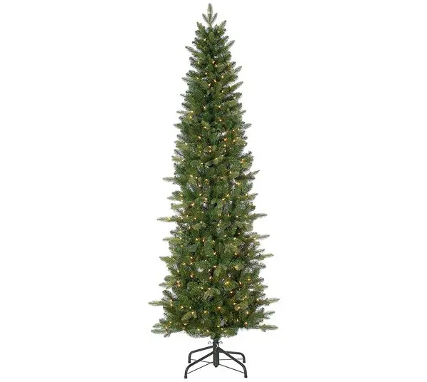 GERSON INTERNATIONAL 7.5' Natural Cut Narrow Saginaw Pine W/ Lightsby Gerson Co - One-color