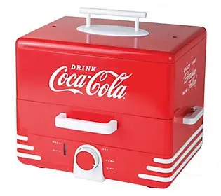 NOSTALGIA Large Coca-cola Hot Dog And Bun Steam Er - One-color