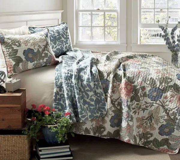 LUSH DECOR Sydney 3-piece Floral Full/queen Quilt Set L Ush Decor - One-color