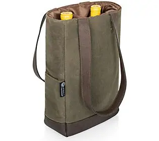 PICNIC TIME Two-bottle Insulated Wine Cooler Bag