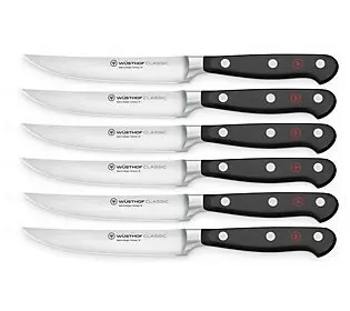 WUSTHOF 6 Piece Classic Steak Knife Set - One-color