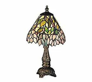 MEYDA Tiffany Styled 13'h Wisteria Lamp - One-color