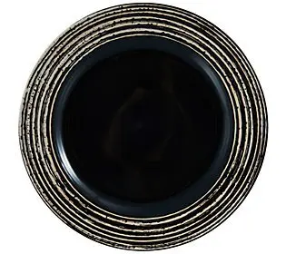 PFALTZGRAFF Bryson Black 16-piece Dinnerware