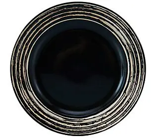 PFALTZGRAFF Bryson Black 16-piece Dinnerware