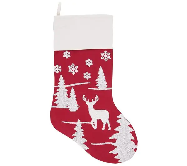 C&F HOME Sleigh Ride Stocking 1 - One-color