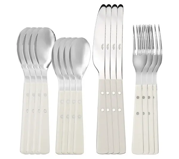 MARTHA STEWART 16-piece Garden Cottage Flatware Set