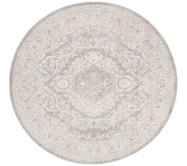 SAFAVIEH Reflection 668 Collection 6'7' Round Rug - One-color