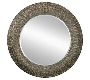VALERIE PARR HILL Beveled Design Round Mirror Valerie - One-color