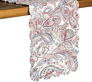 VALERIE PARR HILL 14' X 51' Claiborne Table Runner Valerie - One-color