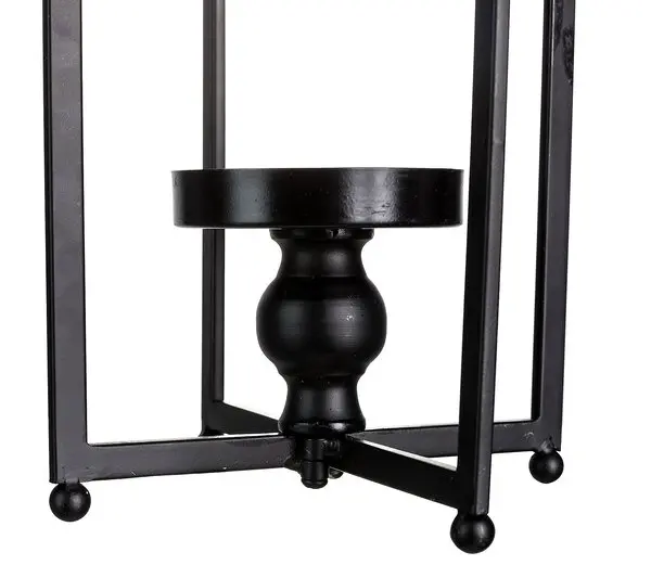 GLITZHOME Modern Farmhouse Open Scroll Lantern Medium