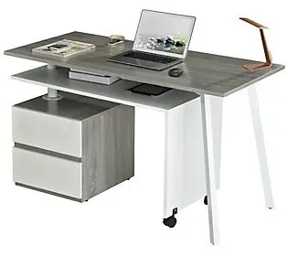 TECHNI MOBILI Rotating Multi-positional Modern Desk