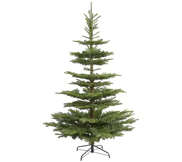 NEARLY NATURAL 7.5' Washington Spruce Christmas Tree By - One-color