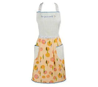 DESIGN IMPORTS Orange Zest Printed Apron - One-color