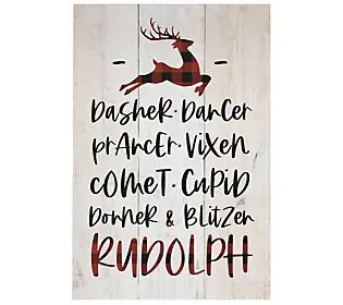 SINCERE SURROUNDINGS Reindeer. Rustic Pallet