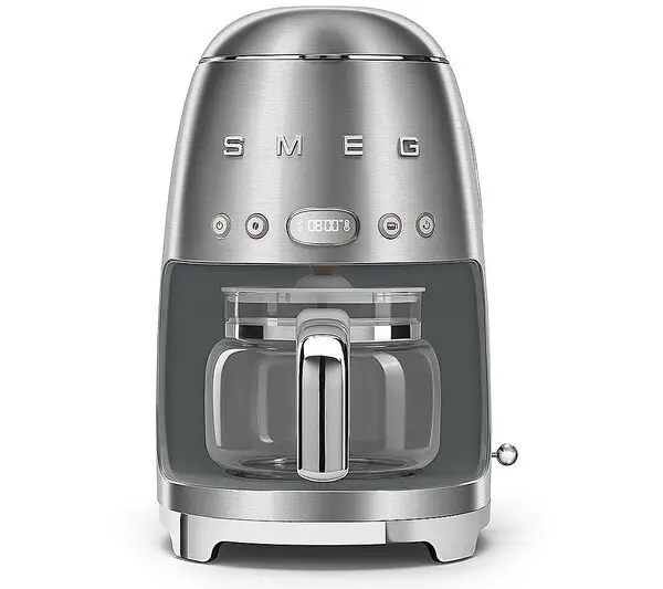SMEG Stainless Steel Drip Filter Coffee Machine - Silver