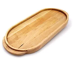 J.K. ADAMS Elmore Maple Wood Serving Platter - One-color