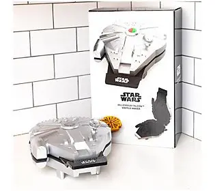 UNCANNY BRANDS Star Wars Deluxe Millennium Falcon Waffle Maker - One-color