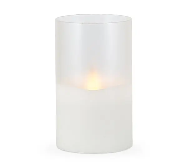 GERSON INTERNATIONAL 5' X 8' Wax Led Candle Gerson Co - One-color