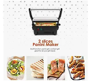 ELITE Cuisine 3-in-1 Panini Press & Grill
