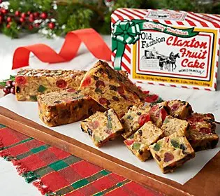 CLAXTON 1-lb Old Fashion Fruit Cakes - One-color