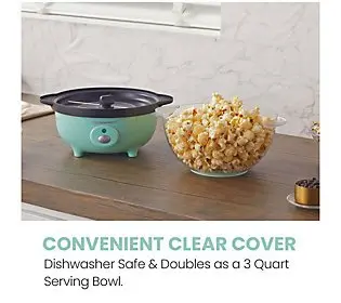 ELITE Gourmet 3 Quart Popcorn Popper