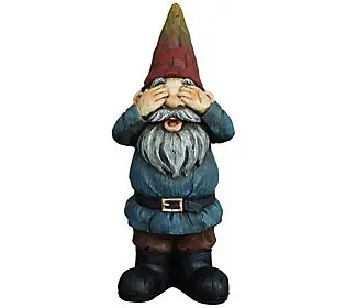 SANTA'S WORKSHOP Resin 'see No Evil' Gnome By - One-color