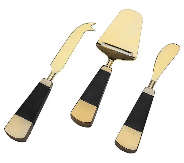 GODINGER Set Of 3 Nero D'oro Cheese Tools - One-color