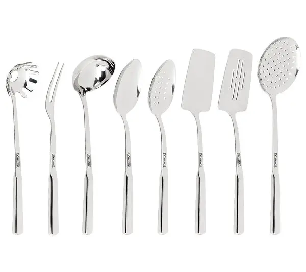 VIKING 8 Piece Stainless Steel Utensil Set - Silver