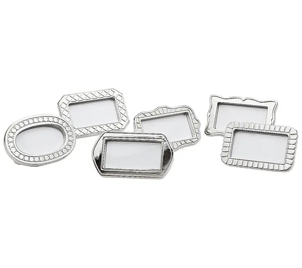 GODINGER Set Of 6 Frame Place Card Holders - One-color
