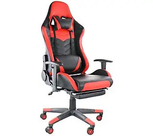 GAMEFITZ Gaming Chair With Footrest - One-color