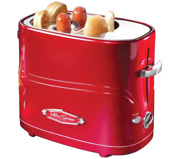 NOSTALGIA Retro Series Pop-up Hot Dog Toaster - One-color
