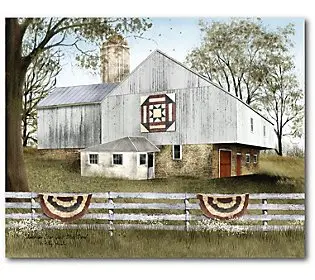 COURTSIDE MARKET Fourth Of July At The Farm 16' X 20' Canvas - One-color