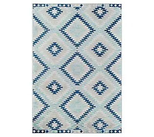 RUGS AMERICA Soleil Br30 Tribal Moroccan 5' X 7 Area Rug - One-color