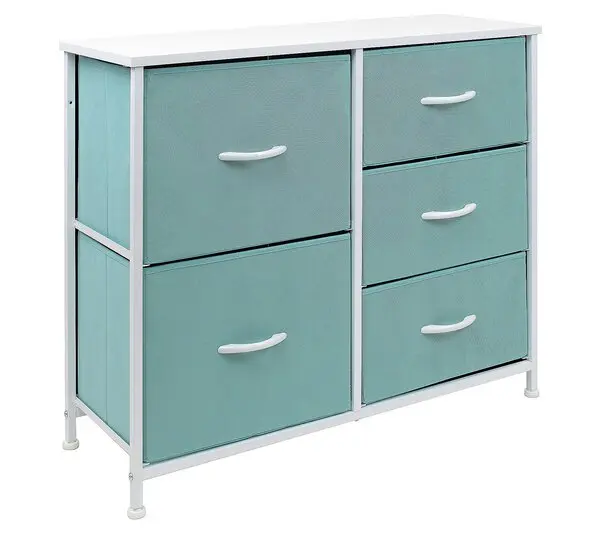SORBUS Dresser With 5 Drawers - One-color