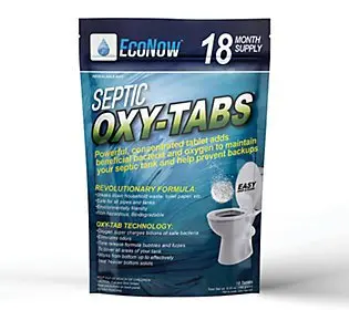 ECONOW 18 Septic Oxy-tabs Professional Septic T Ank Treatment - One-color