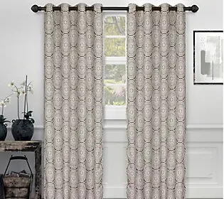 SUPERIOR Eminence Jacquard Curtains, 52 X 96 - One-color