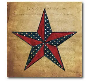 COURTSIDE MARKET Flag Star Ii 16' X 16' Canvas - One-color