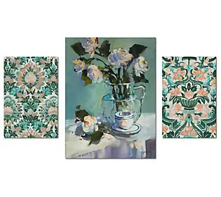 COURTSIDE MARKET Teal Dining 3-piece Canvas Set - One-color