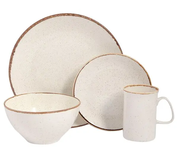 PORLAND Seasons 4-piece Porcelain Dinnerware Se T With Mug - One-color