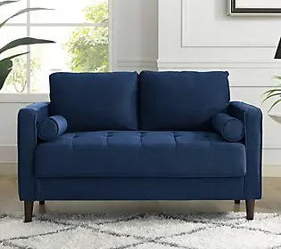 LIFESTYLE SOLUTIONS Lavrik Loveseat Upholstered Fabric - One-color