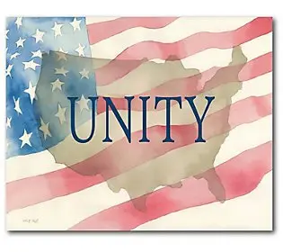 COURTSIDE MARKET Usa Unity 16' X 20' Canvas - One-color