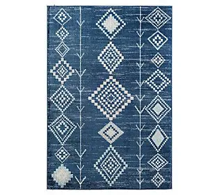 RUGS AMERICA Soleil Br15 Tribal Moroccan 8' X 1 Area Rug - One-color