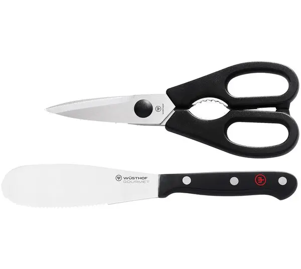 WUSTHOF 2-piece Gourmet Spreader And Shears Set - One-color
